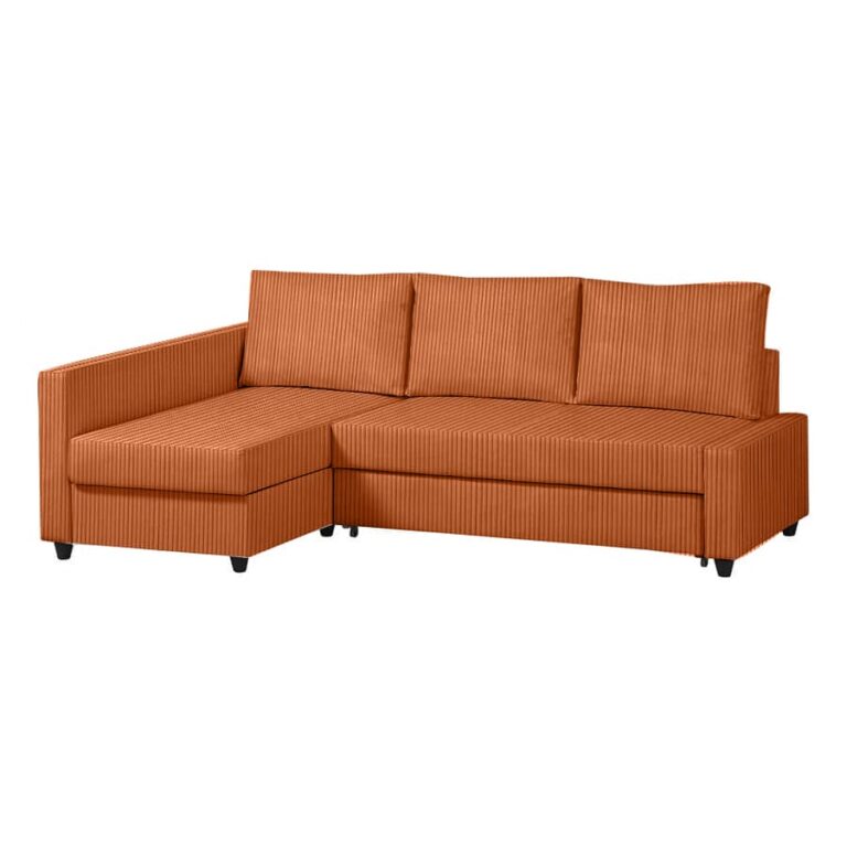 IKEA Friheten Corner Sofa Right cover - Corduroy Rust Orange #9 ...